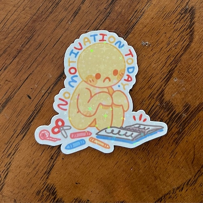 Sparkly Art Block Waterproof Stickers - Etsy