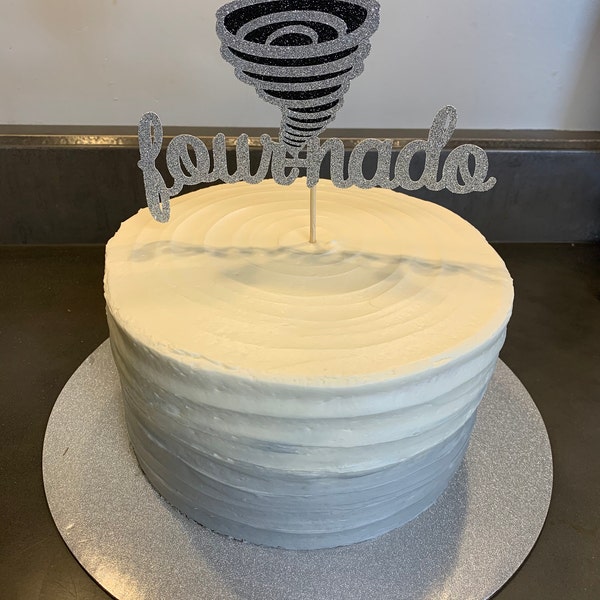 Fournado Cake Topper, Four Nado, Fourth Birthday Cake Topper, 4th ...