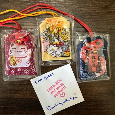 Japanese Omamori Charm for Protection New Talisman Amulet Car Hanger ...