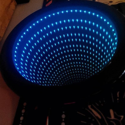 Infinity Mirror Stargate Portal, Infinity Night Light, Endless Mirror ...