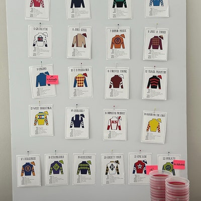 Kentucky Derby Betting Printable, Horse Race Betting Sign and Cards ...