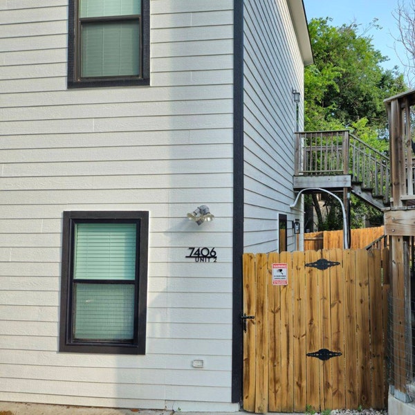 Custom Contemporary Apartment Number Unit Address Sign Regular Size - Etsy