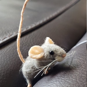 Tiny Grey Mouse - Etsy