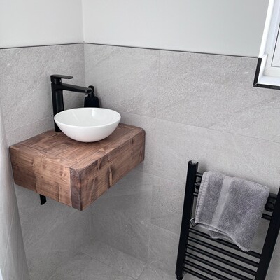 Rustic Wash Stand Sink Unit Handcrafted Basin Unit Wooden - Etsy UK