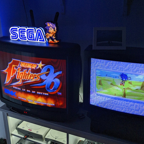SEGA Sign for Gaming Room Decor | Sega CD, Sega Genesis, Sega Saturn ...