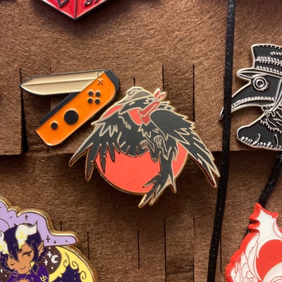 Crow Cowboy yeecaw Enamel Pin - Etsy
