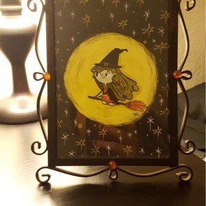 Bewitching Witch Art Print - Etsy