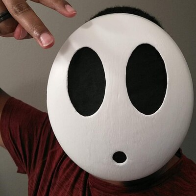 Wearable Shy Guy Mask - Etsy