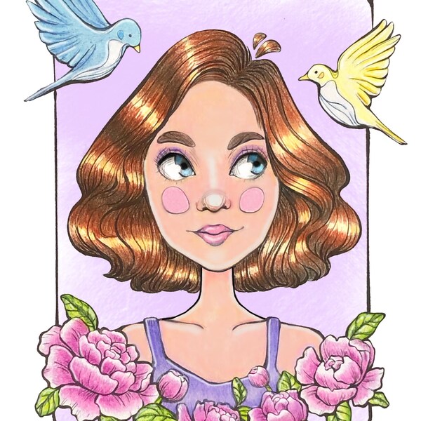 Sanctuary Coloring Page, Digital Print, Cozy Interior, Magical, House ...