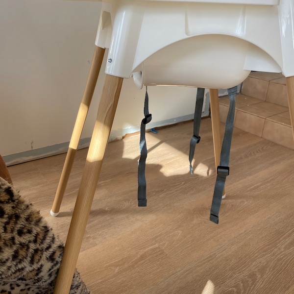 Bamboo Adjustable Highchair Footrest // IKEA Antilop High Chair Foot ...