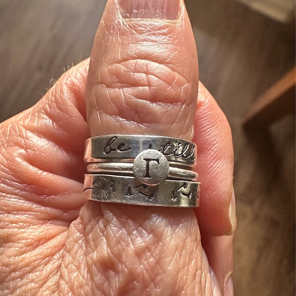 Be Still Ring - Sterling Silver Ring - Gifts for Her - Etsy