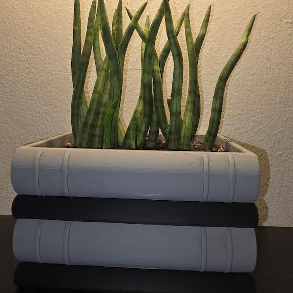 Book Planter for Readers, Stack of Books Succulent Plant Pot, Succulent ...