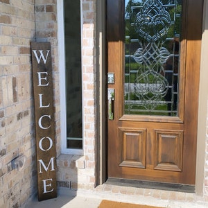 WELCOME SIGN FARMHOUSE rustic Wood welcome sign front door | Etsy