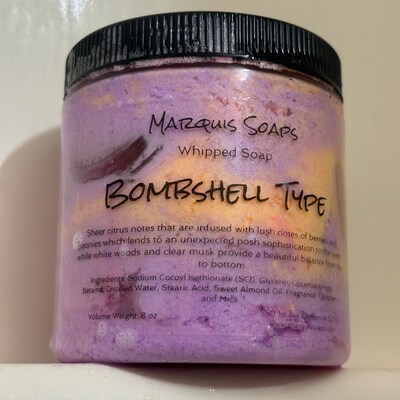 Bombshell Type Whipped Soap - Etsy