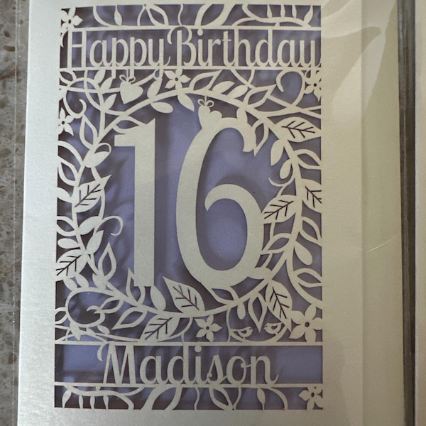 Papercut 2024 Happy New Year Card - Etsy