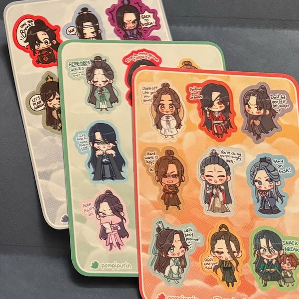 MXTX Heart Hands Stickers - Etsy