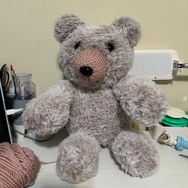 Teddy Bear Circular Knitting Machine PDF PATTERN ONLY Addi Sentro ...