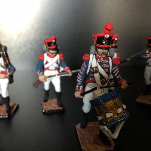 Painted Tin Soldier 54 Mm Scale 1/32 Historical Miniature Napoleonic ...