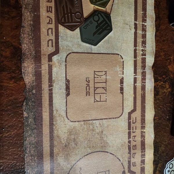 Sabacc Play Mat From Galactic Starcruiser Halcyon's Sublight Lounge ...