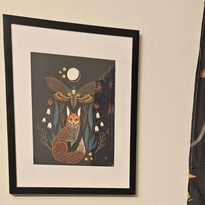 Pandora Pinemoth, Pine, and Celestial Insect Décor Nature Moth Art ...