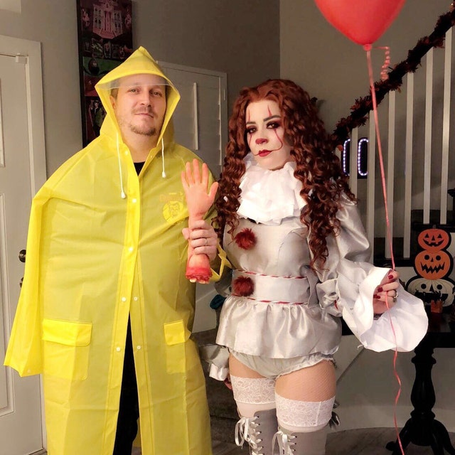 Hot Pennywise Costume Sexy Pennywise Girl Pennywise Scary Etsy