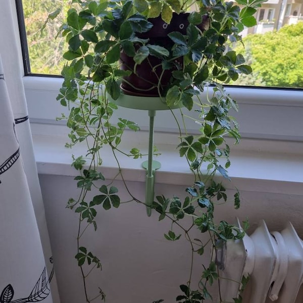 Windowsill Clamp Tray for Indoor Plants, Plant Decor, More Space for ...
