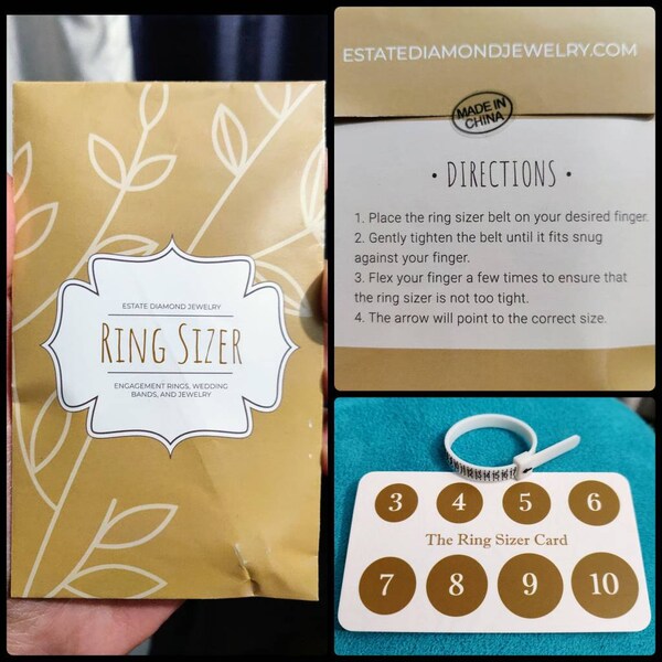 Ring Sizing Kit | Plastic Belt Ring Sizer (size 1 to Size 17) Size for ...