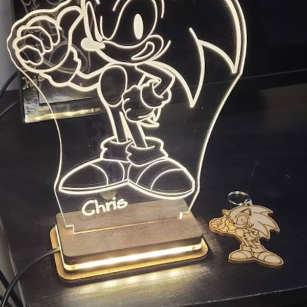 Personalized Acrylic Custom Led Light Table Lamp, Sign, Night Light ...