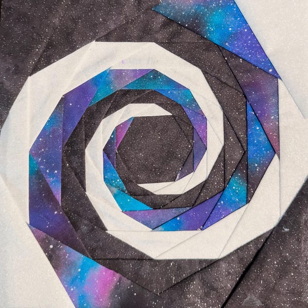 Vortex Quilt Block - 4 Sizes & 3 Variations - Foundation Paper Pieced ...