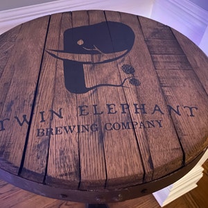 Pub Table 42 Tall Laser Engraved - Etsy