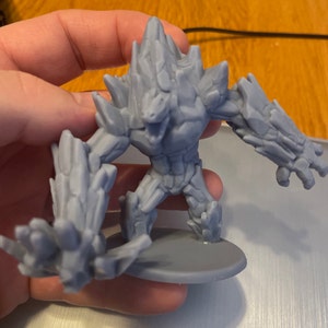 8K Resin Blue Dragon adult Epic Miniatures Lightning Dragon Chromatic ...