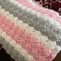 Crochet Baby Blanket Pattern, Instant Download, Baby Shower Gift ...