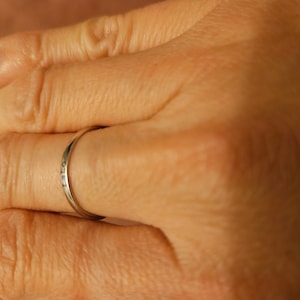 14k GOLD Custom Stacking Rings, Stackable Name Ring, Dainty Name Ring ...