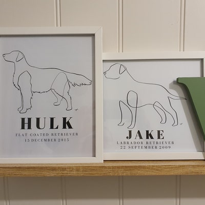 Yorkie Minimalist One Line Drawing - Etsy