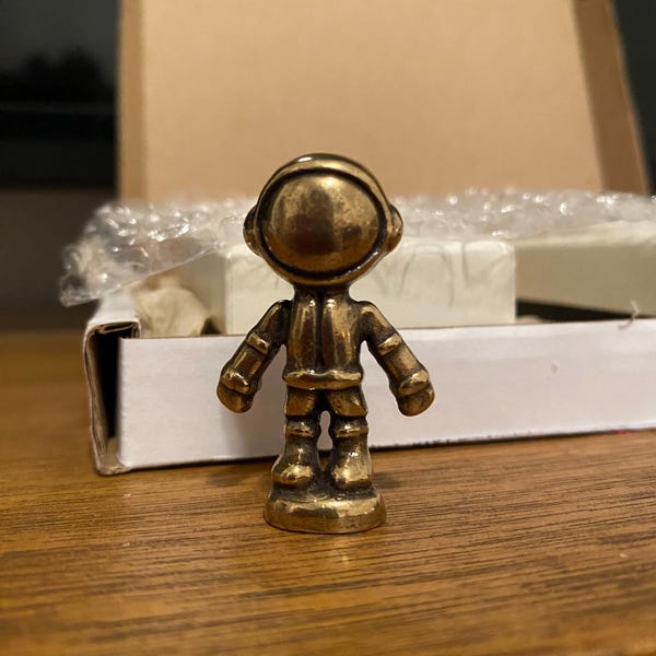 Little Hummingbird Miniature, Solid Brass Flying Bird Figurine, Curious ...