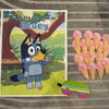 Pin the Tail on Bluey, Pin the Tail Game, Bluey Party, Bluey Party ...
