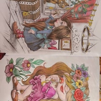 Bee Mariola Budek Coloring Page Printable Adult Kids Cute Colouring ...