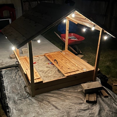 Sandbox Knight's Castle With Bench and Lid / - Etsy