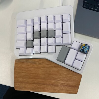 Handmade SA Profile Backlit Key Cap Hidden Fairyland Wood & Resin ...