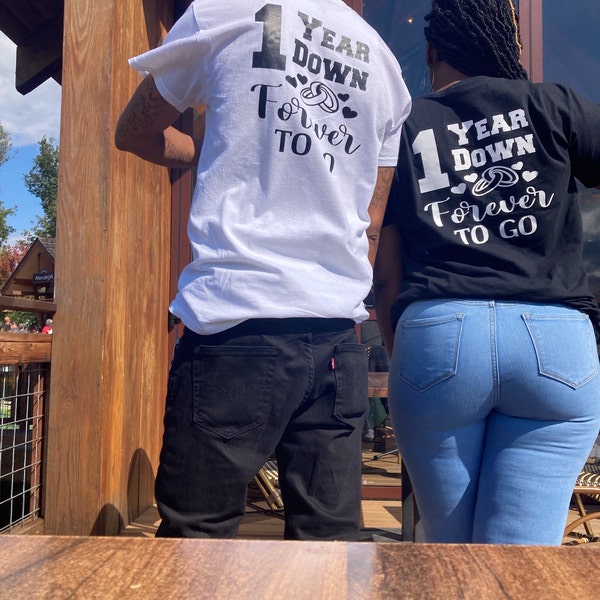 10 Years Together Eternity to Go, 10 Year Anniversary, 10th Anniversary ...