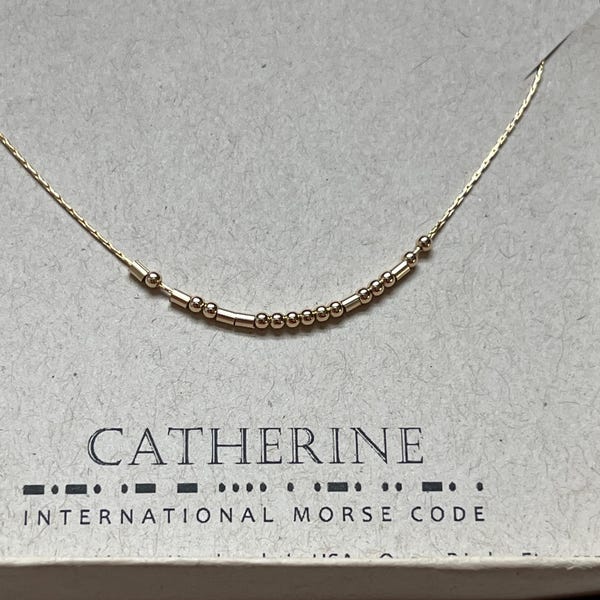 Strong as Fuck Morse Code Necklace • Strength Necklace • Breast Cancer Gift • Personalize With ...