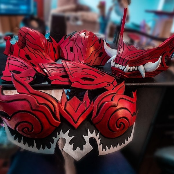 Male Odogaron Mask Cosplay Pattern Bundle - Etsy