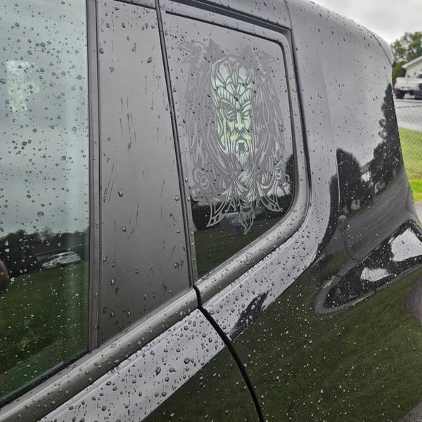 Sunroof Floral Compass Vinyl Window Decal - Etsy