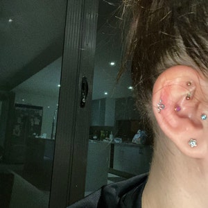 Backless Stud Earrings 2mm Ball Handmade Comfortable | Etsy