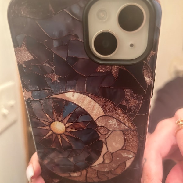 Moon and Stars Phone Case, Celestial Phone Cover Magsafe Compatible ...