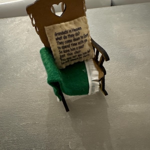 Reserved for Dad Remembrance Ornament Empty Chair Loss of Father in ...