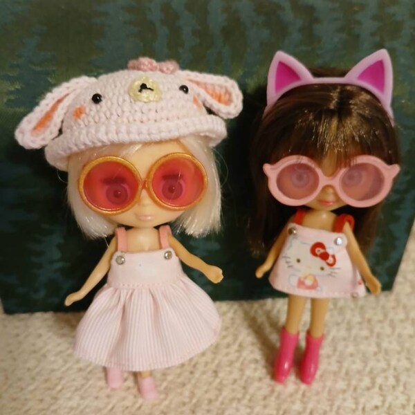 Labubu Macaron Outfit : navy Blue Set jumpsuit and Hat - Etsy