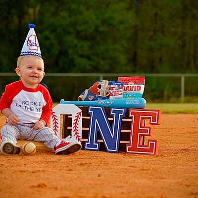 Baseball Birthday Hat Baseball Theme in Navy Blue Red and - Etsy