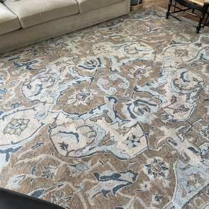 PB Kennedy Traditional Oriental Style Handmade Tufted 100% Woolen Area ...