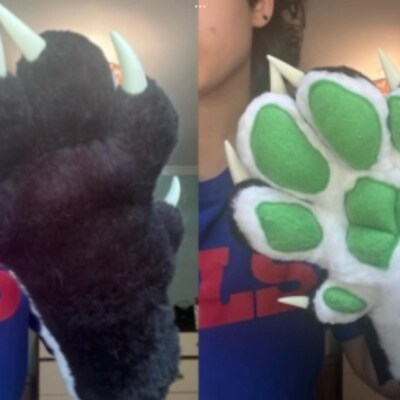 Puffy 4 Fingered Mochi Paw Digital Pattern PDF DOWNLOAD - Etsy